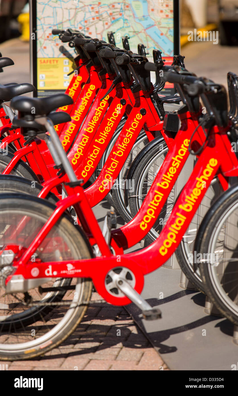 Rack with bikes hi-res stock photography and images - Alamy