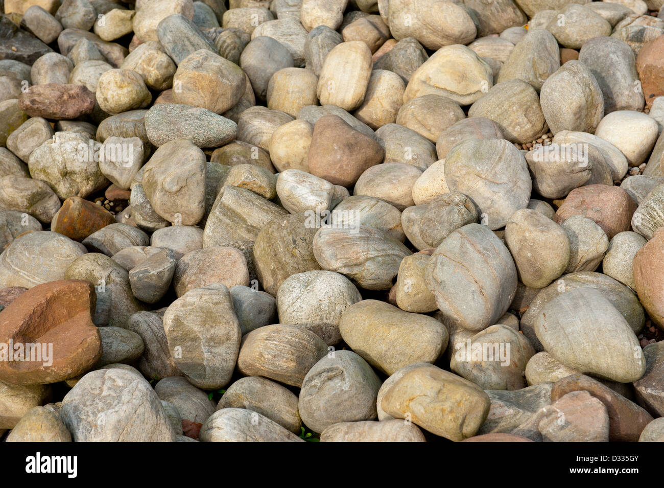 Full frame view of sea pebbles/stones Stock Photo - Alamy