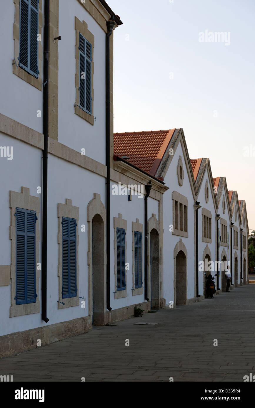 Larnaca Cyprus. View at Europa square of the colonial style Museum and ...