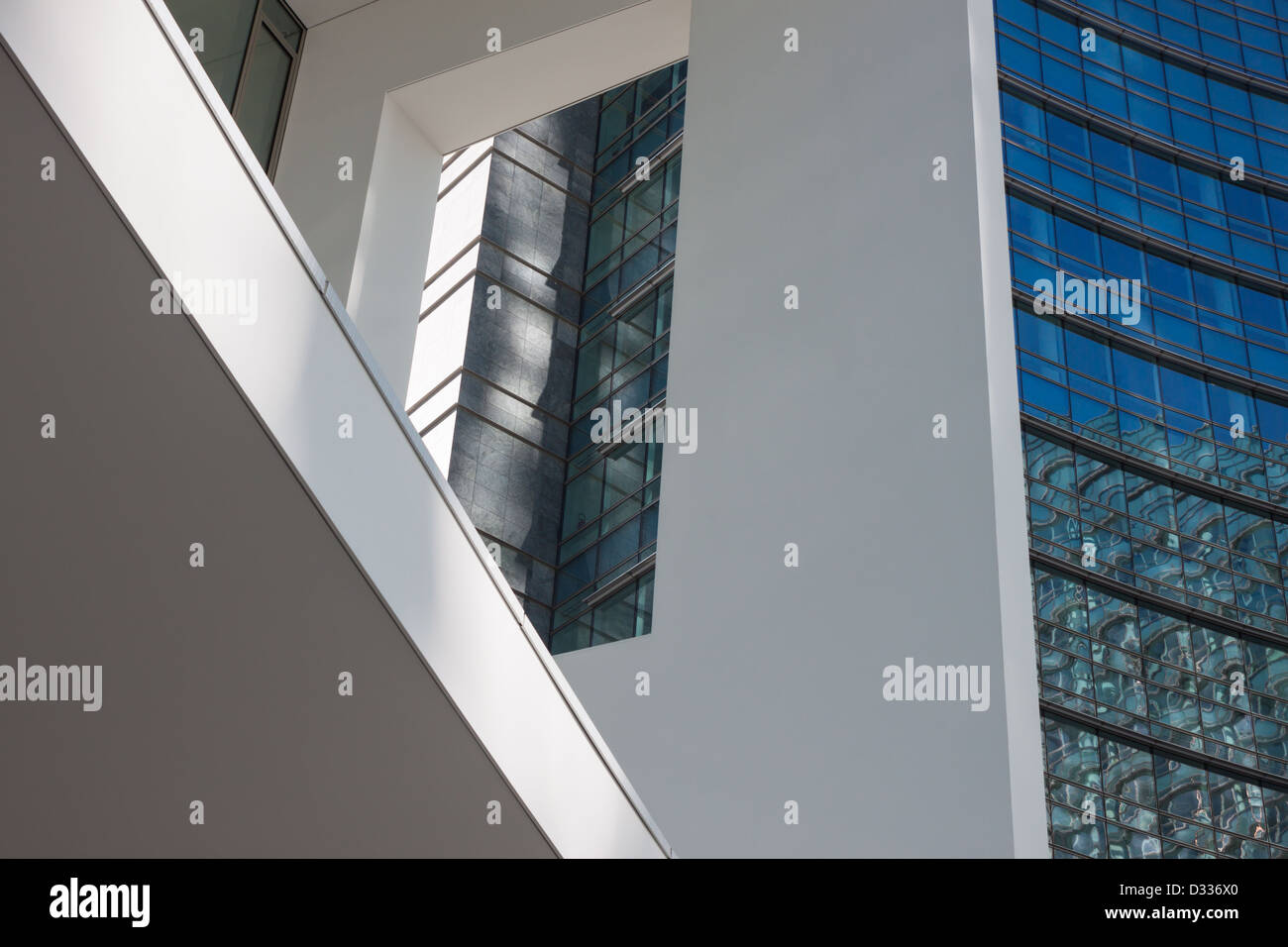 architectural detail of modern building with windows Stock Photo - Alamy