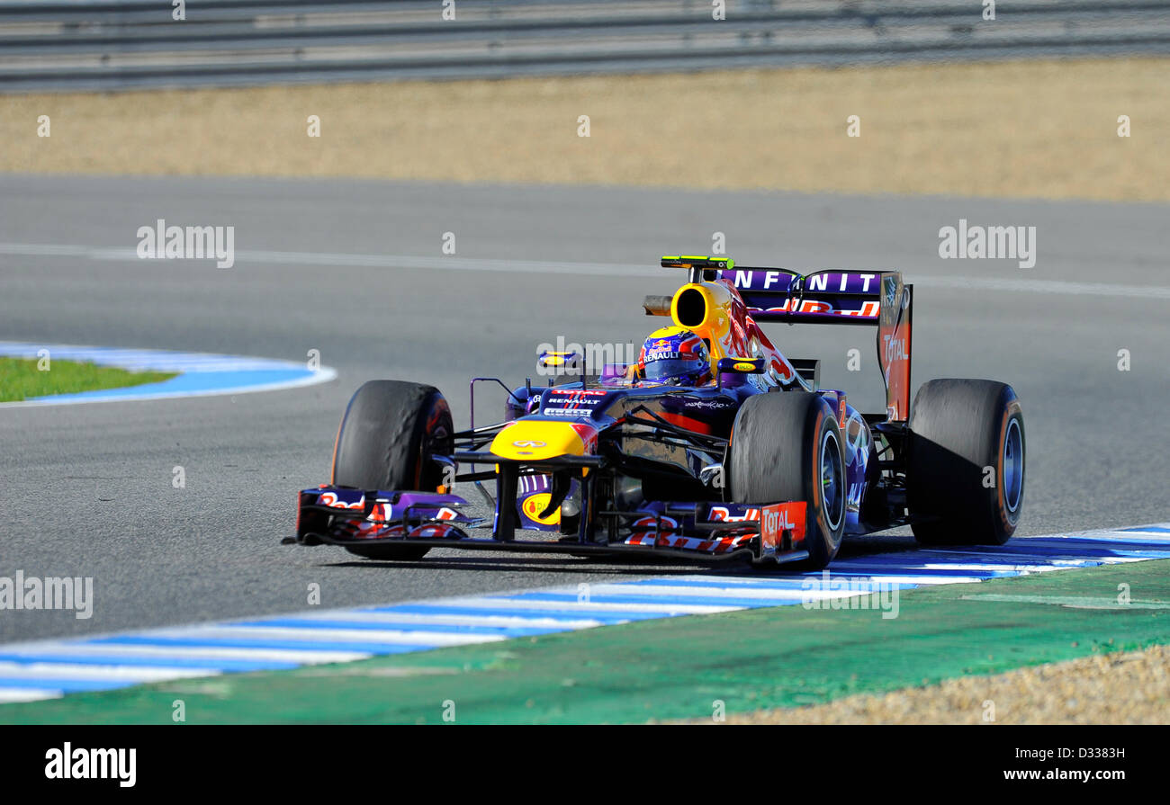 Red bull racing rb9 mark webber hi-res stock photography and images - Alamy