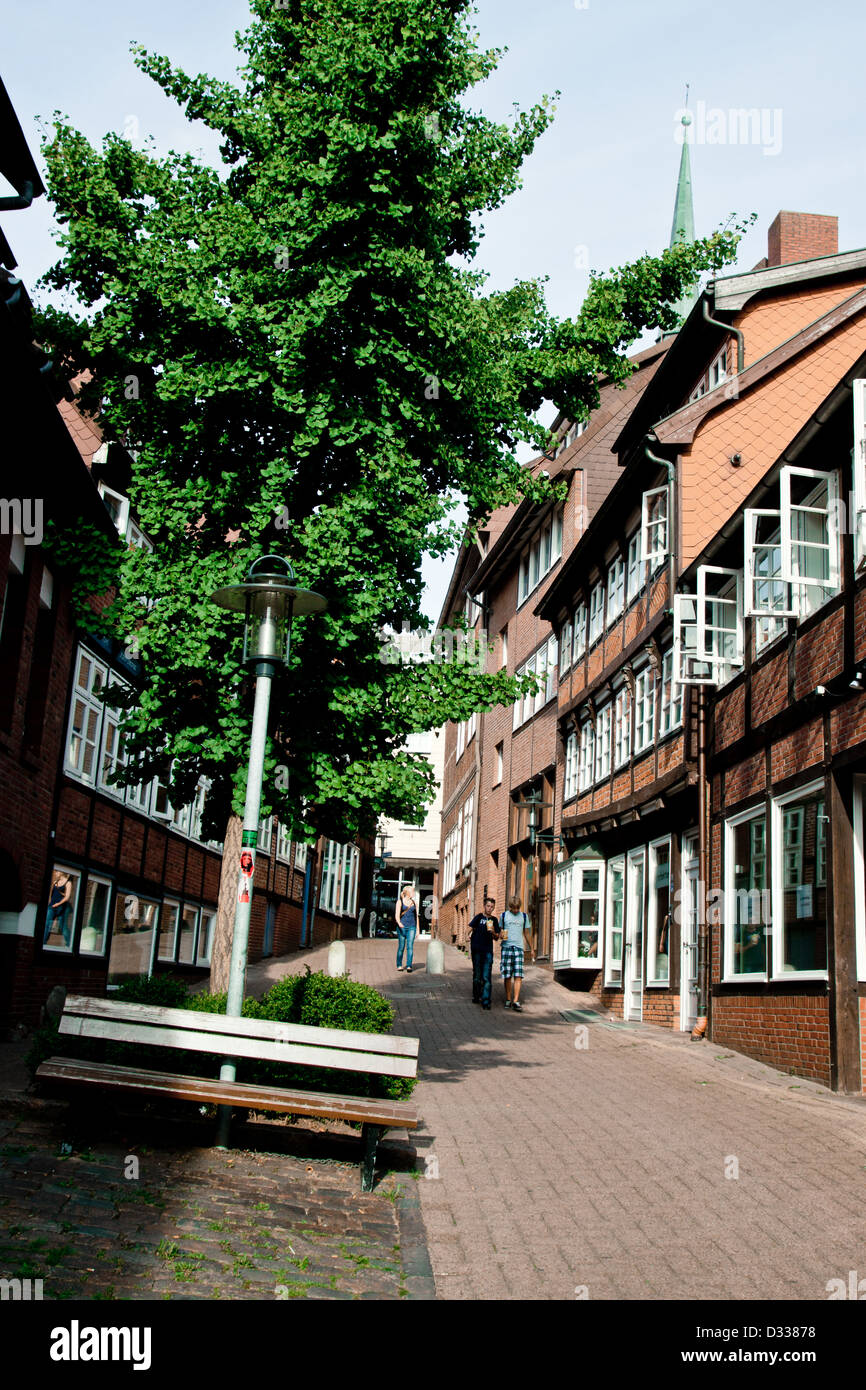 City center, Stade, Lower Saxony Stock Photo - Alamy