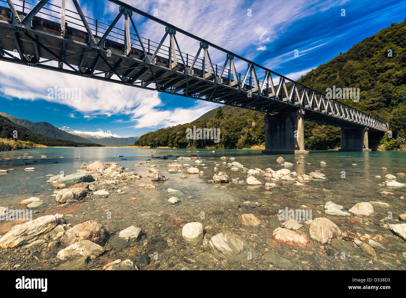Mount cook bridge new zealand hi-res stock photography and images - Alamy