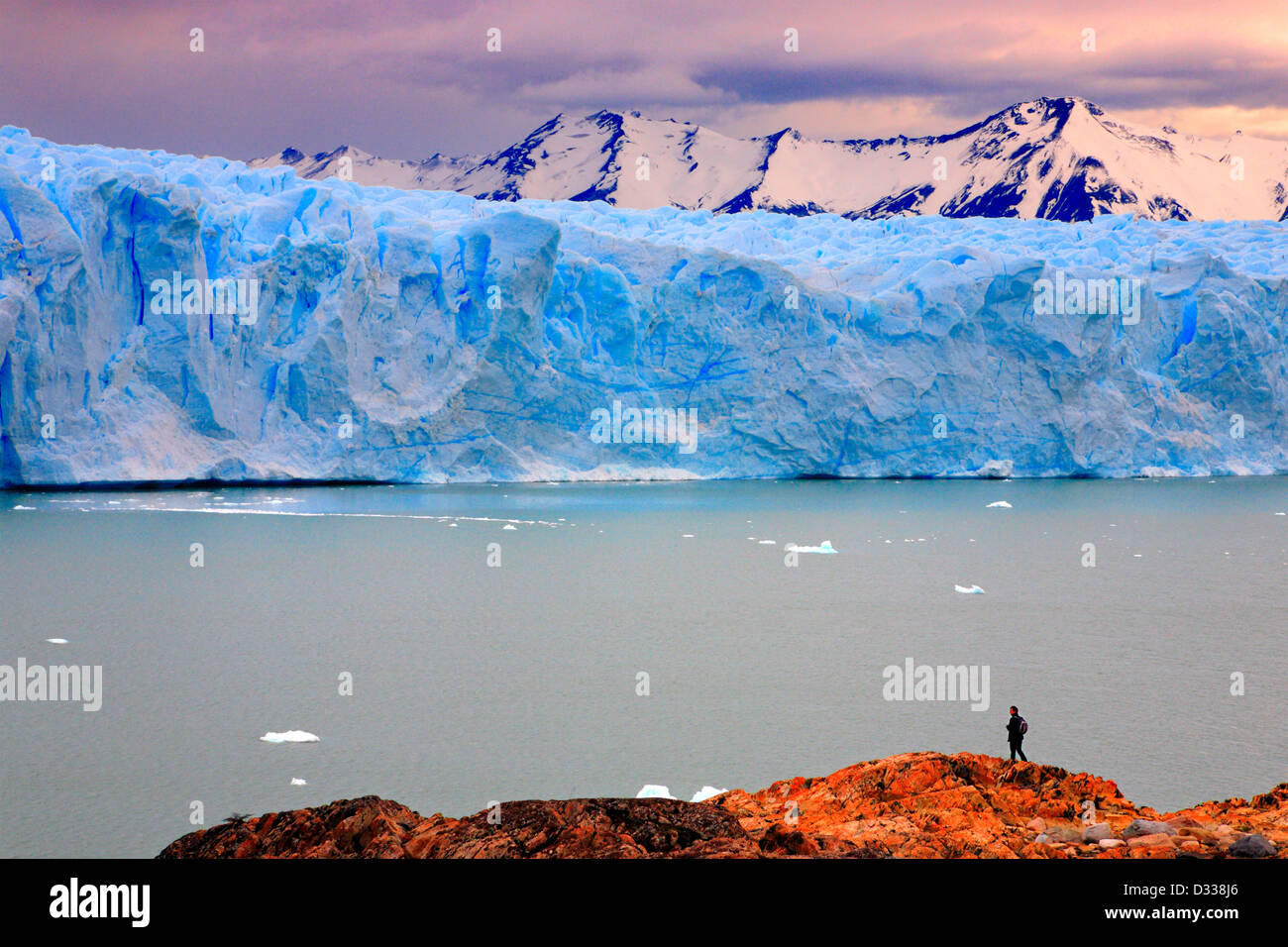 Perito Moreno glacier. Lake Argentino, Santa Cruz, Argentina Stock ...