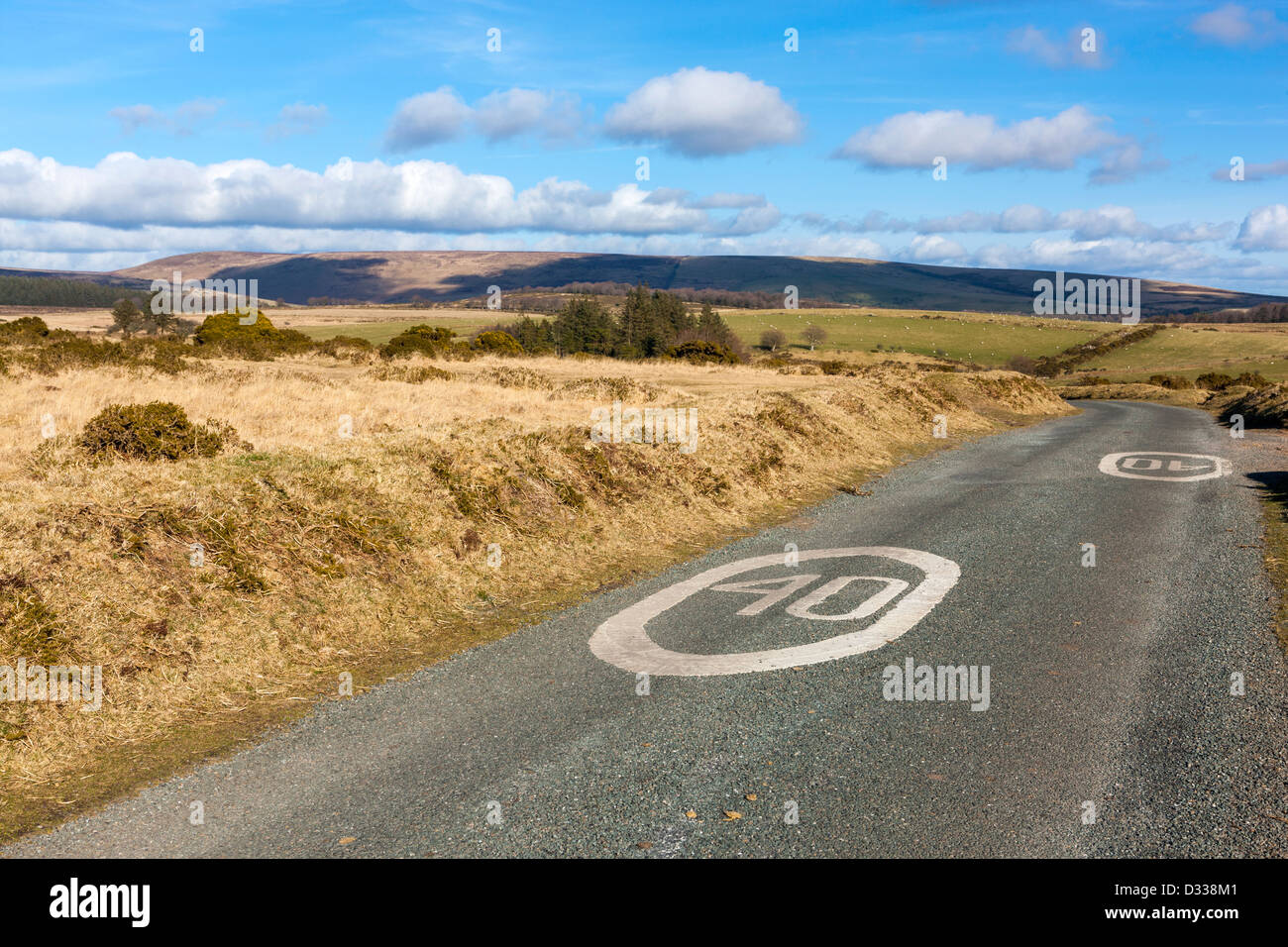 Devon road sign hi-res stock photography and images - Alamy