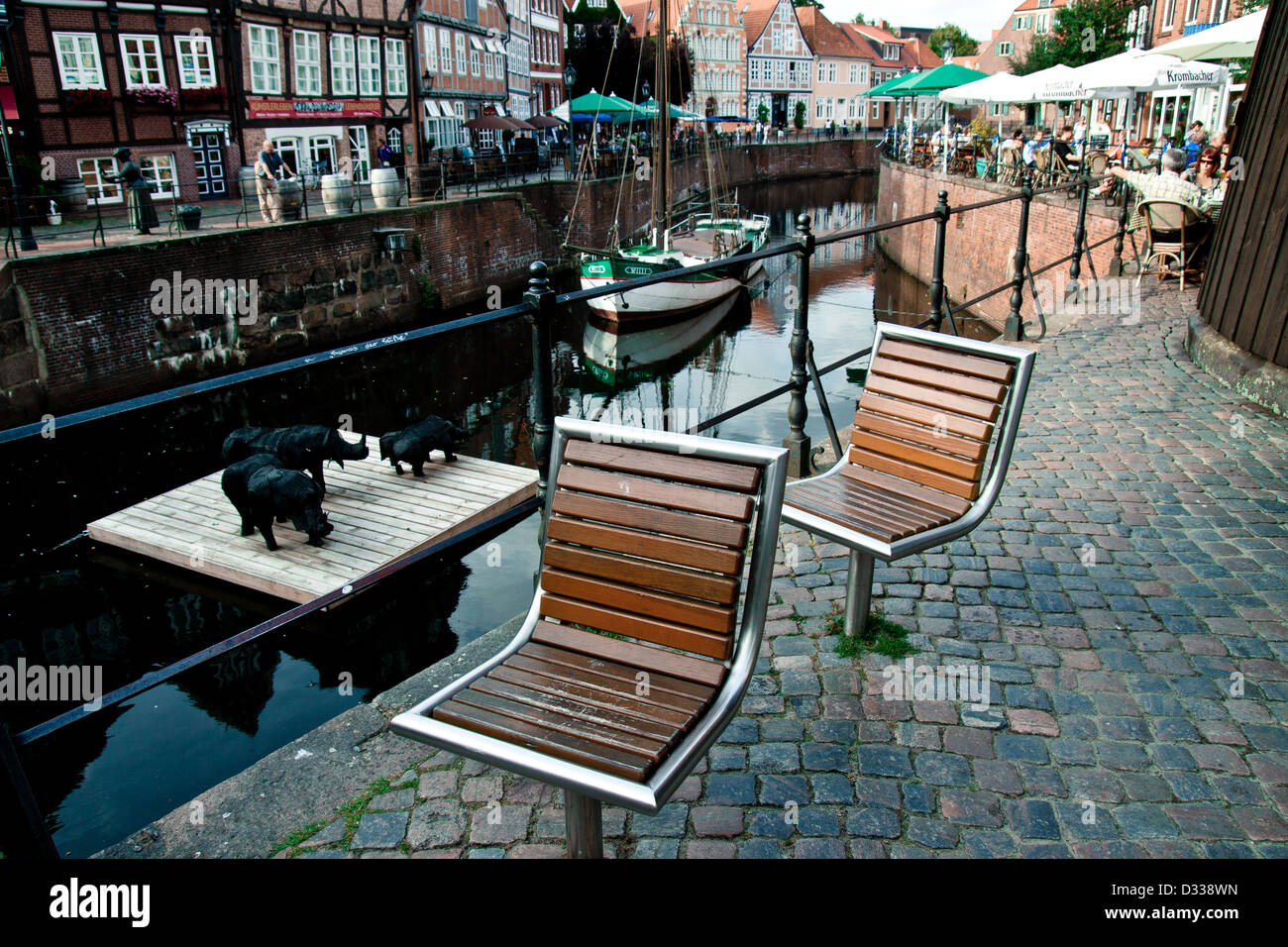 Stade Harbour, Germany Stock Photo - Alamy
