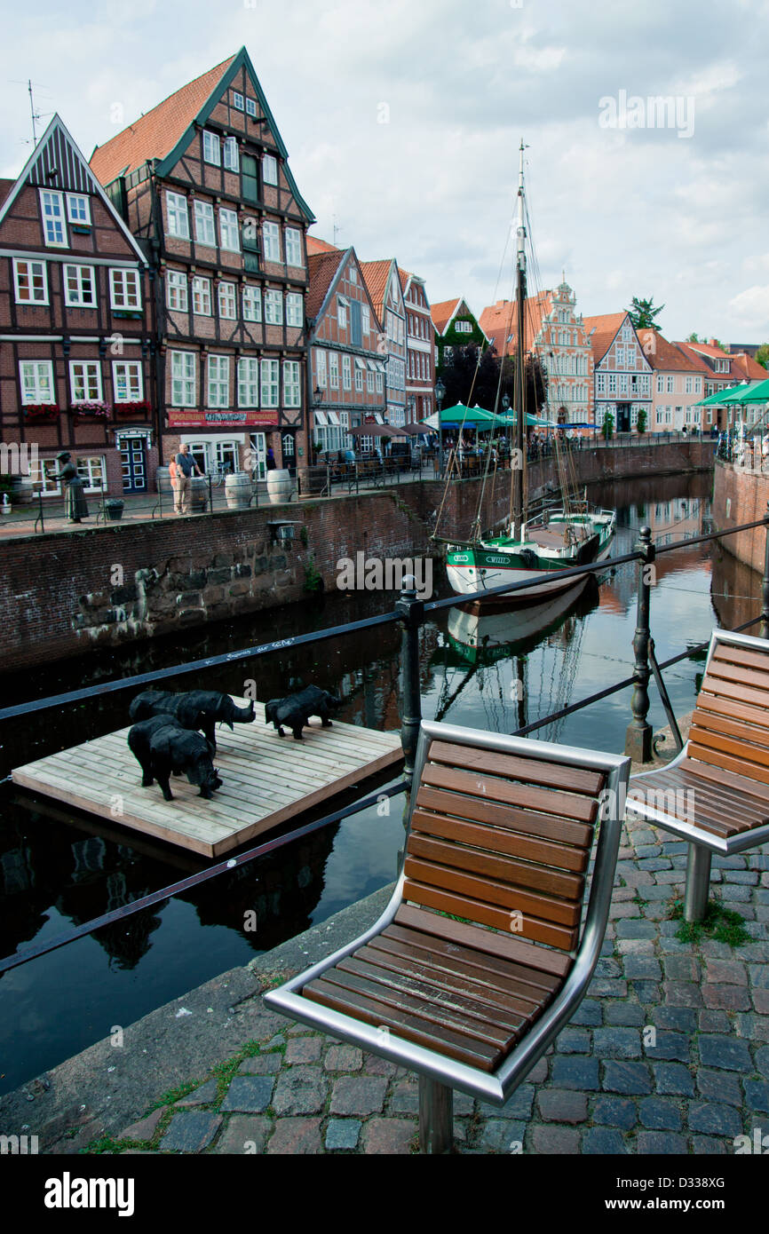 Stade Harbour, Germany Stock Photo - Alamy