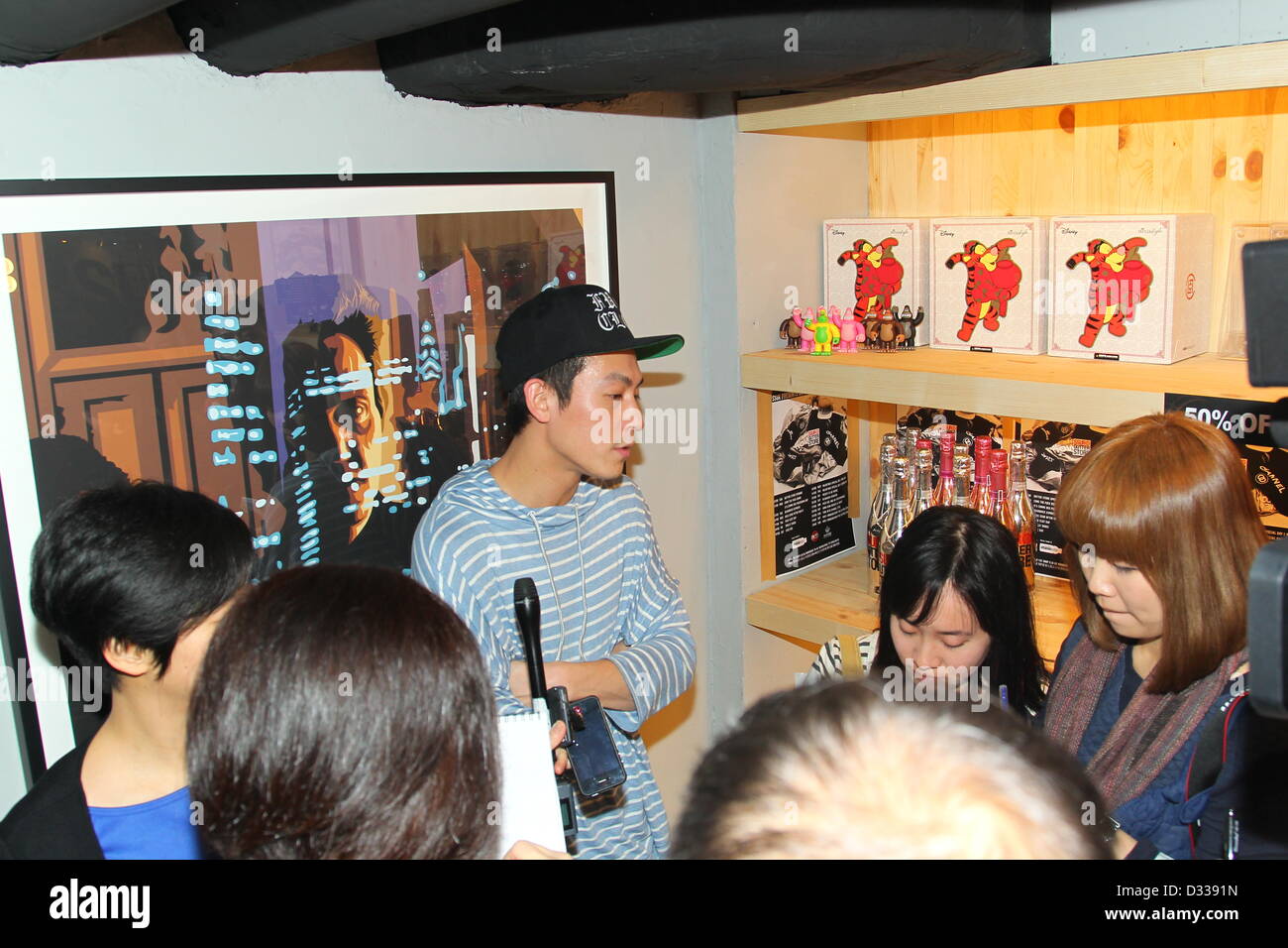 Edison Chen attended activity of his clothes brand in Hong Kong, China ...