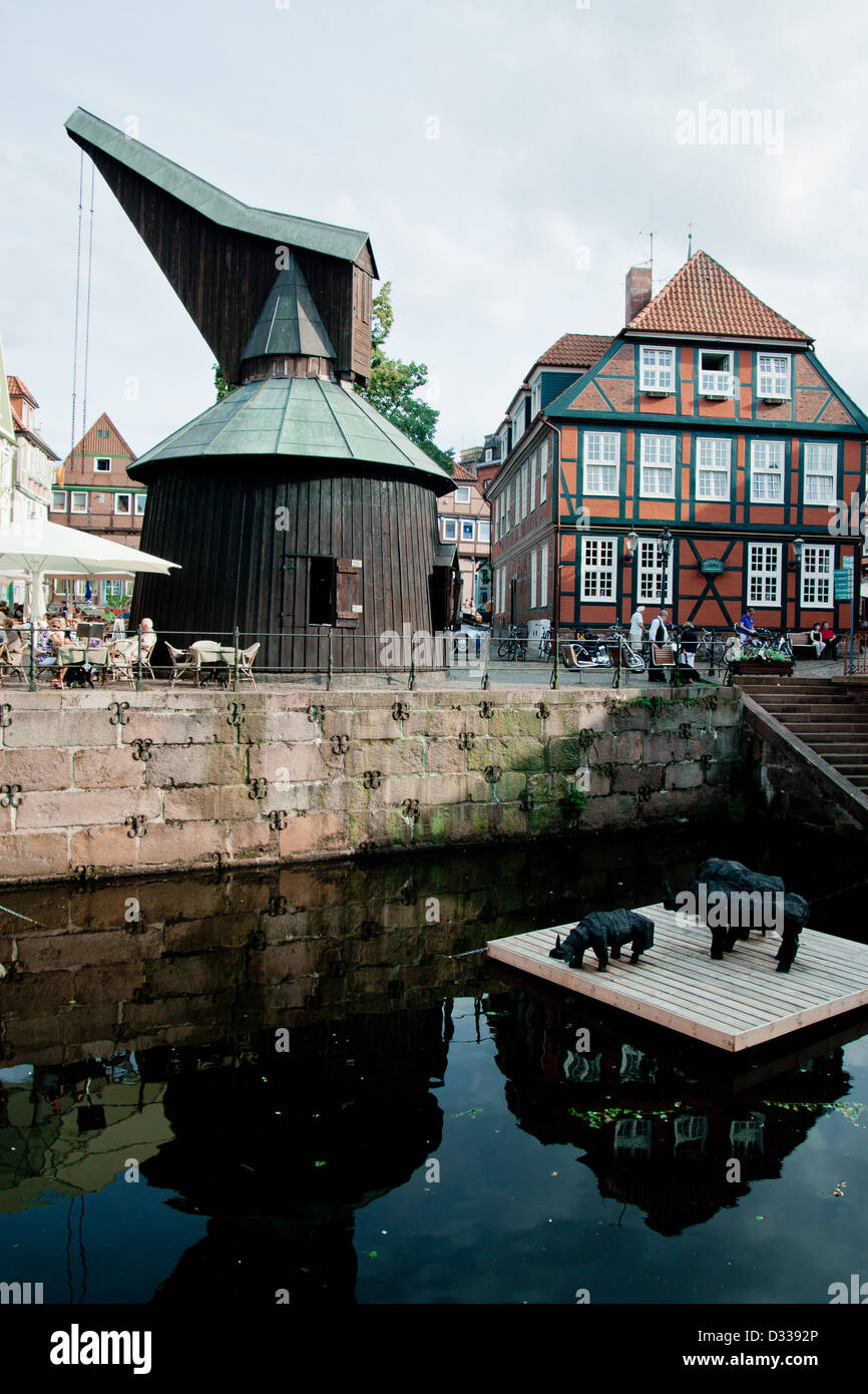 Stade Harbour, Germany Stock Photo - Alamy