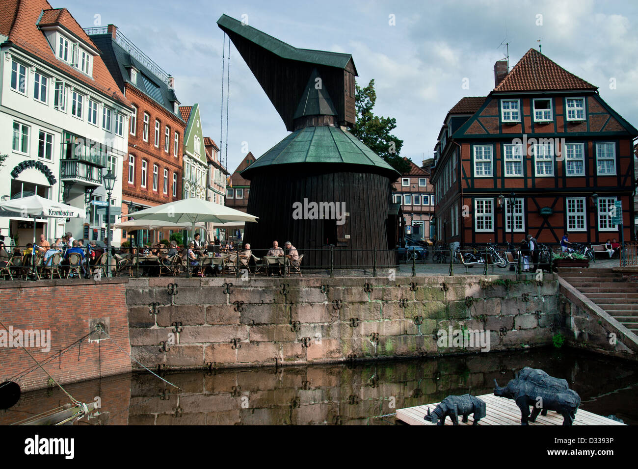 Stade Harbour, Germany Stock Photo - Alamy