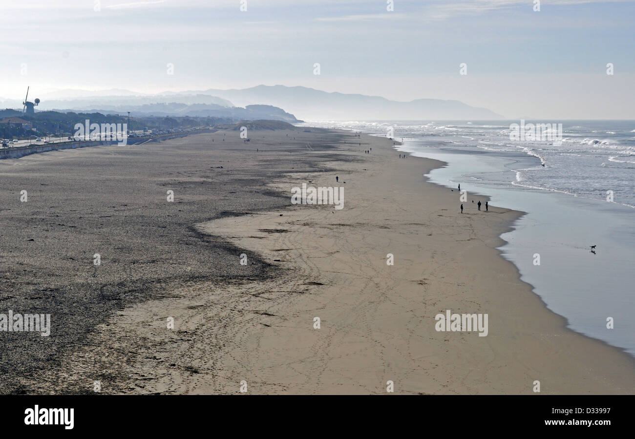 Ocean Beach, Golden Gate National Recreation Area, San Francisco Stock ...
