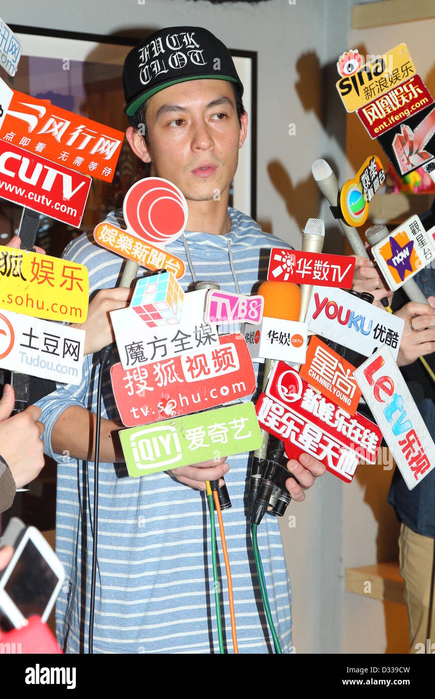 Edison Chen attended activity of his clothes brand in Hong Kong, China ...