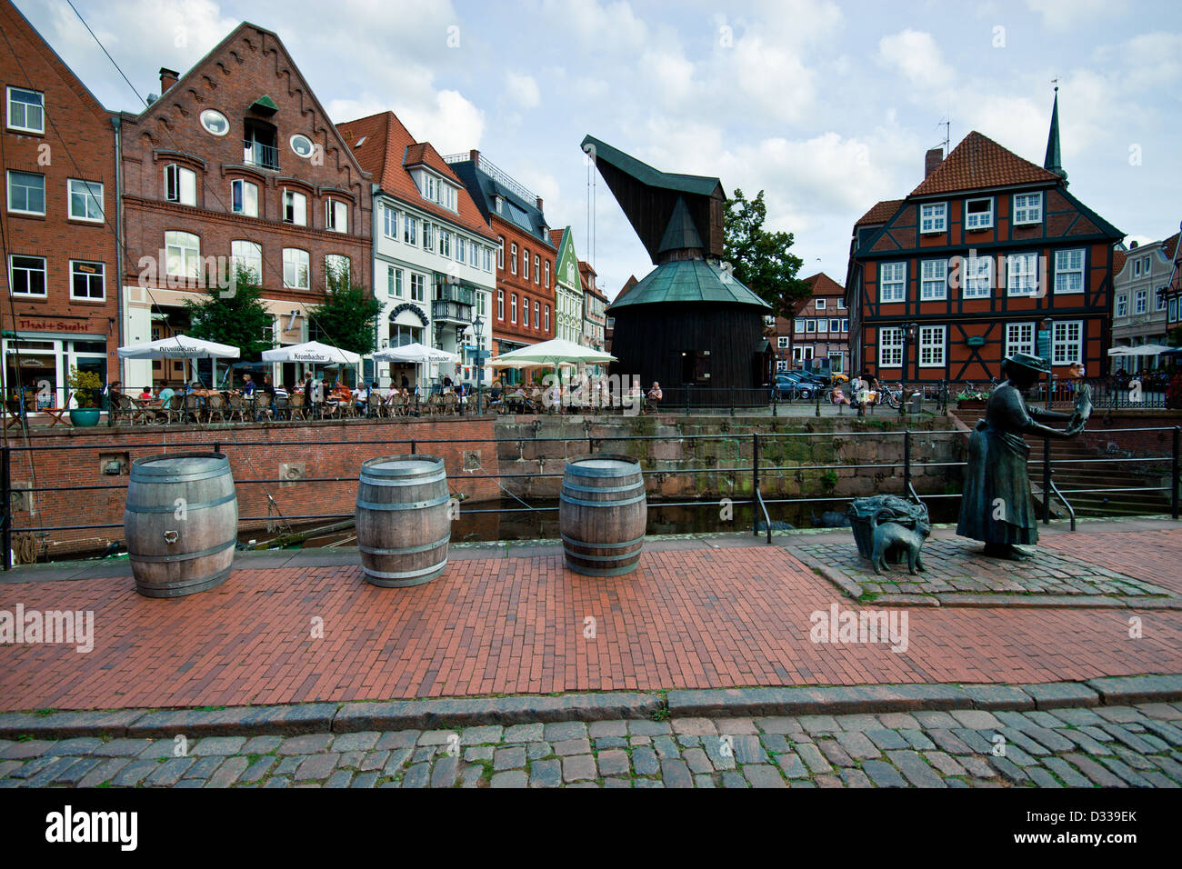 Stade Harbour, Germany Stock Photo - Alamy