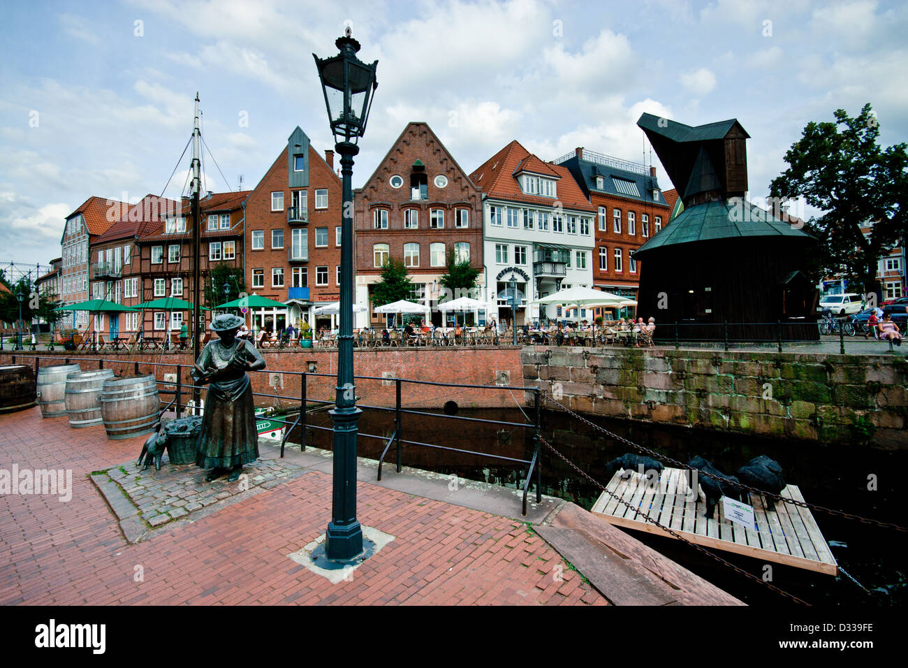 Stade Harbour, Germany Stock Photo - Alamy