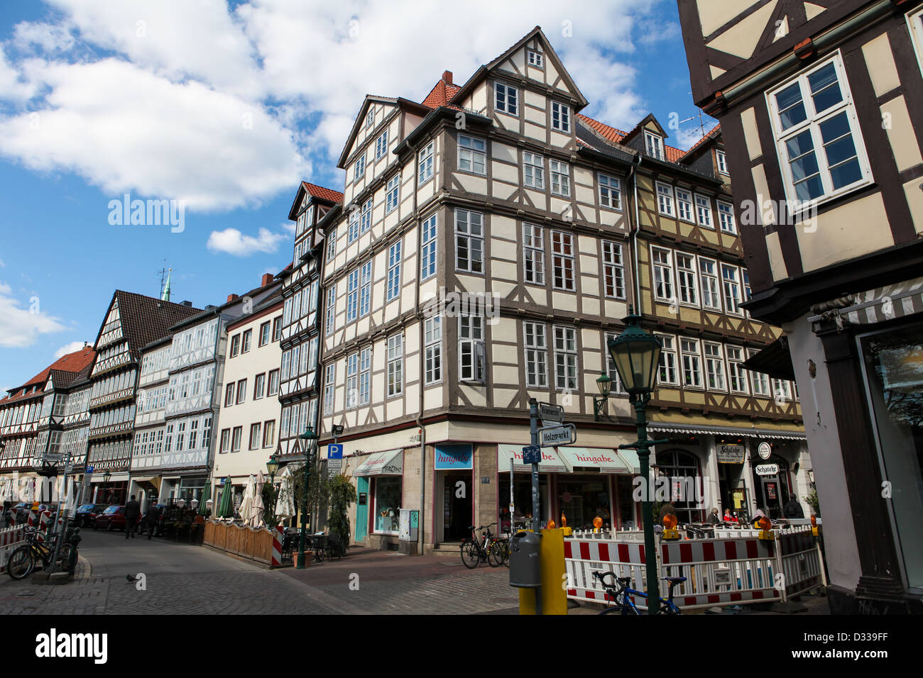 Typical old german street hi-res stock photography and images - Alamy