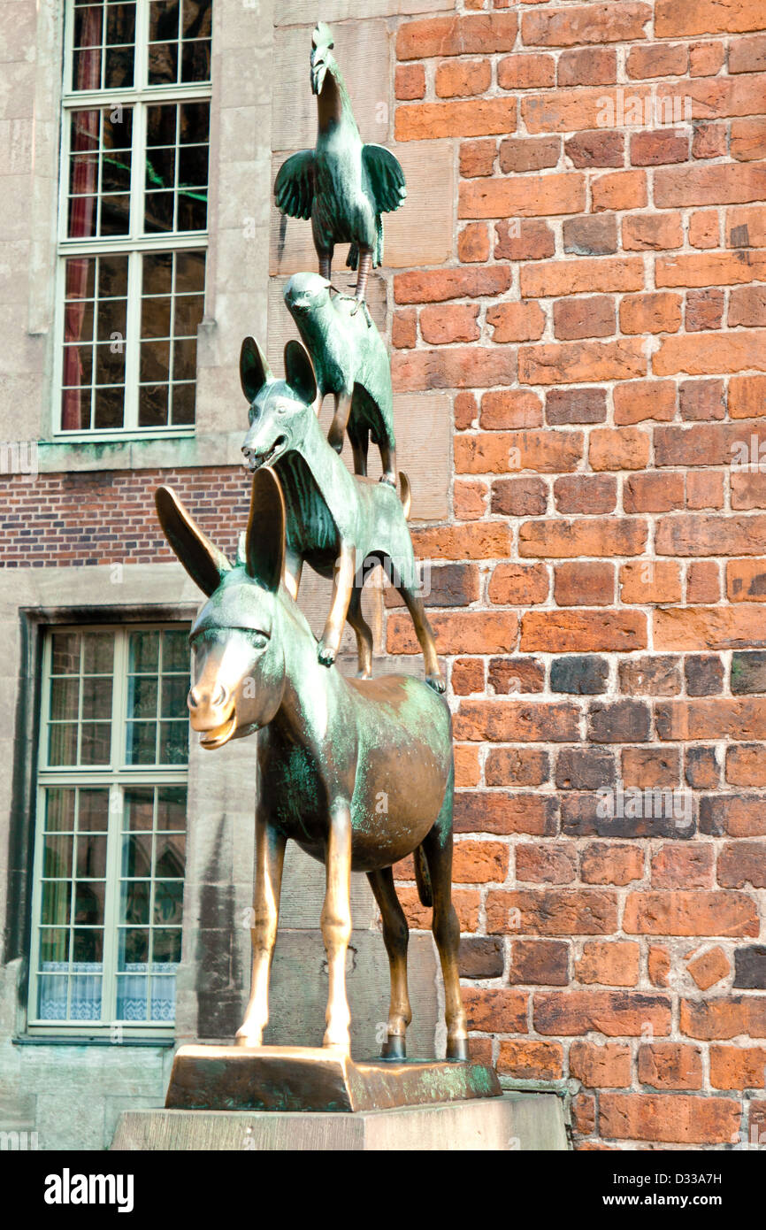 Bremen Town Musicians Stock Photo - Alamy