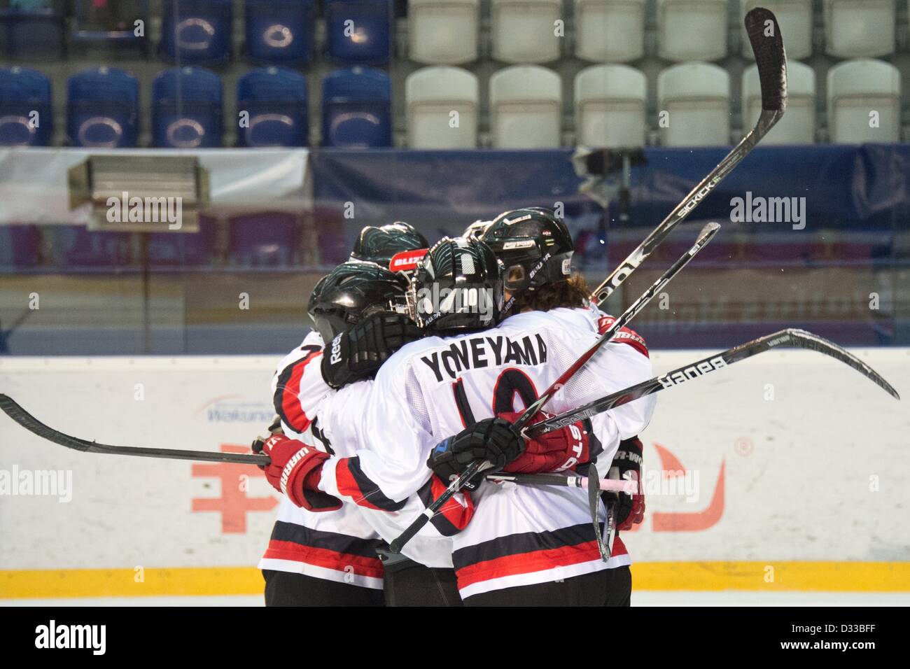 Japan team group (JPN), FEBRUARY 7, 2013 - Ice Hockey : Japan team ...