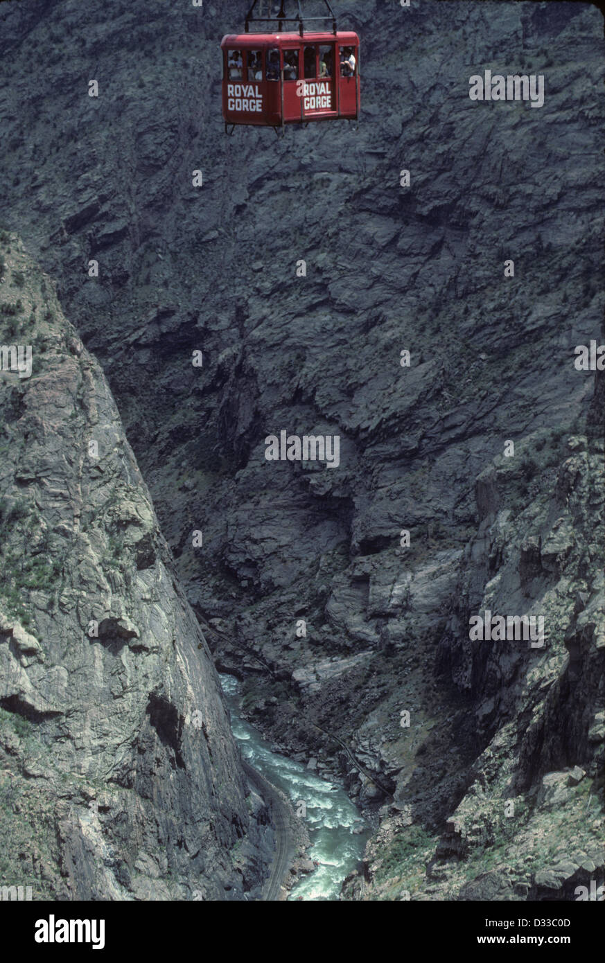 Cable car over Royal Gorge, Colorado, USA Stock Photo - Alamy