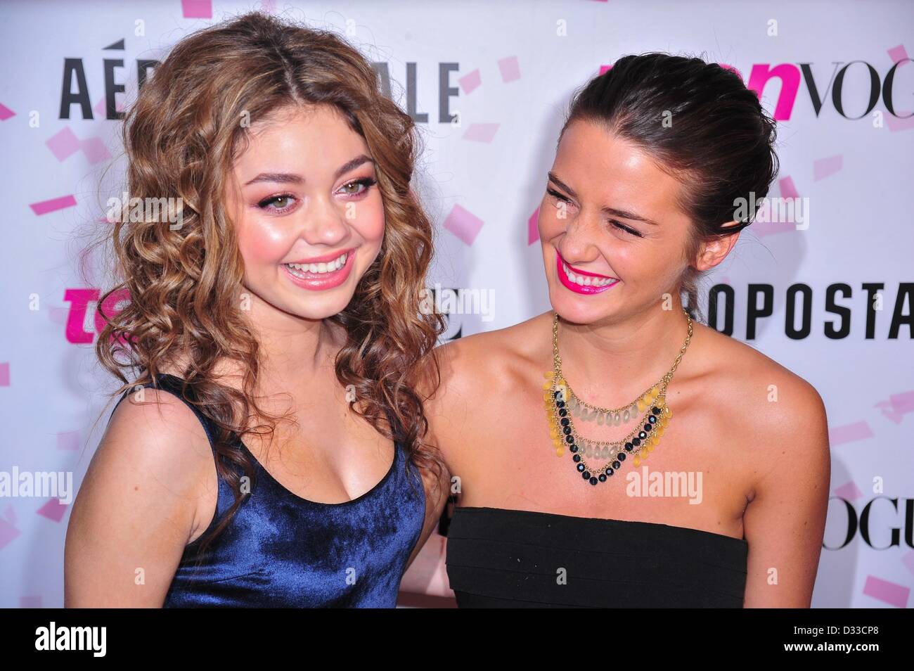Sarah Hyland, Addison Tim at arrivals for Teen Vogue 10th Anniversary ...
