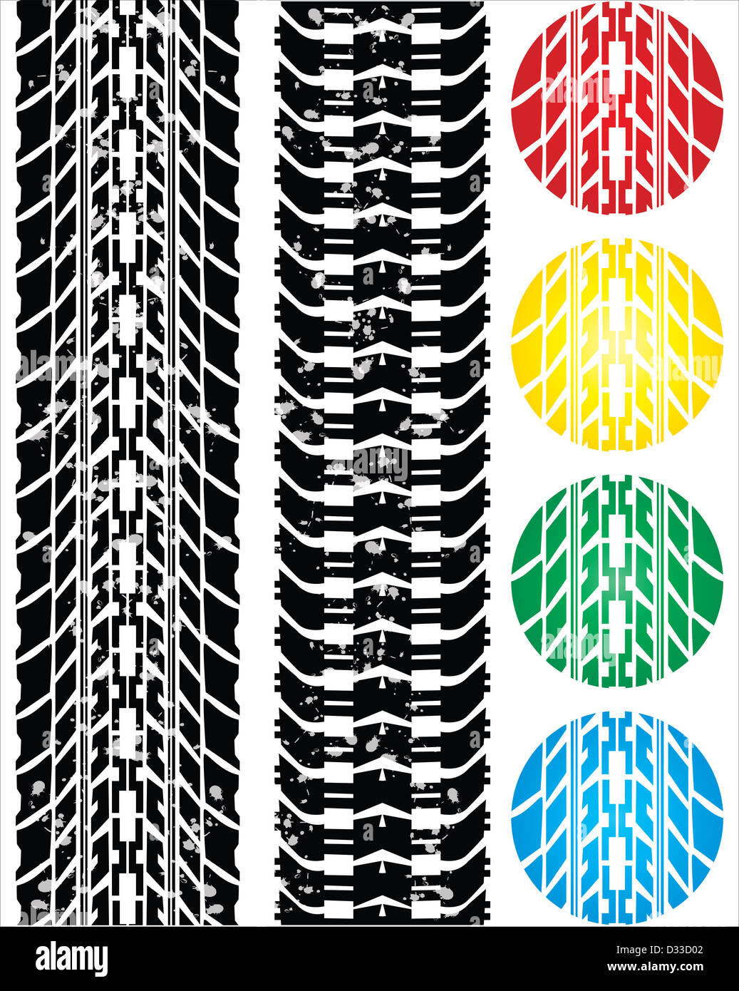 Bike tyre print hi-res stock photography and images - Alamy