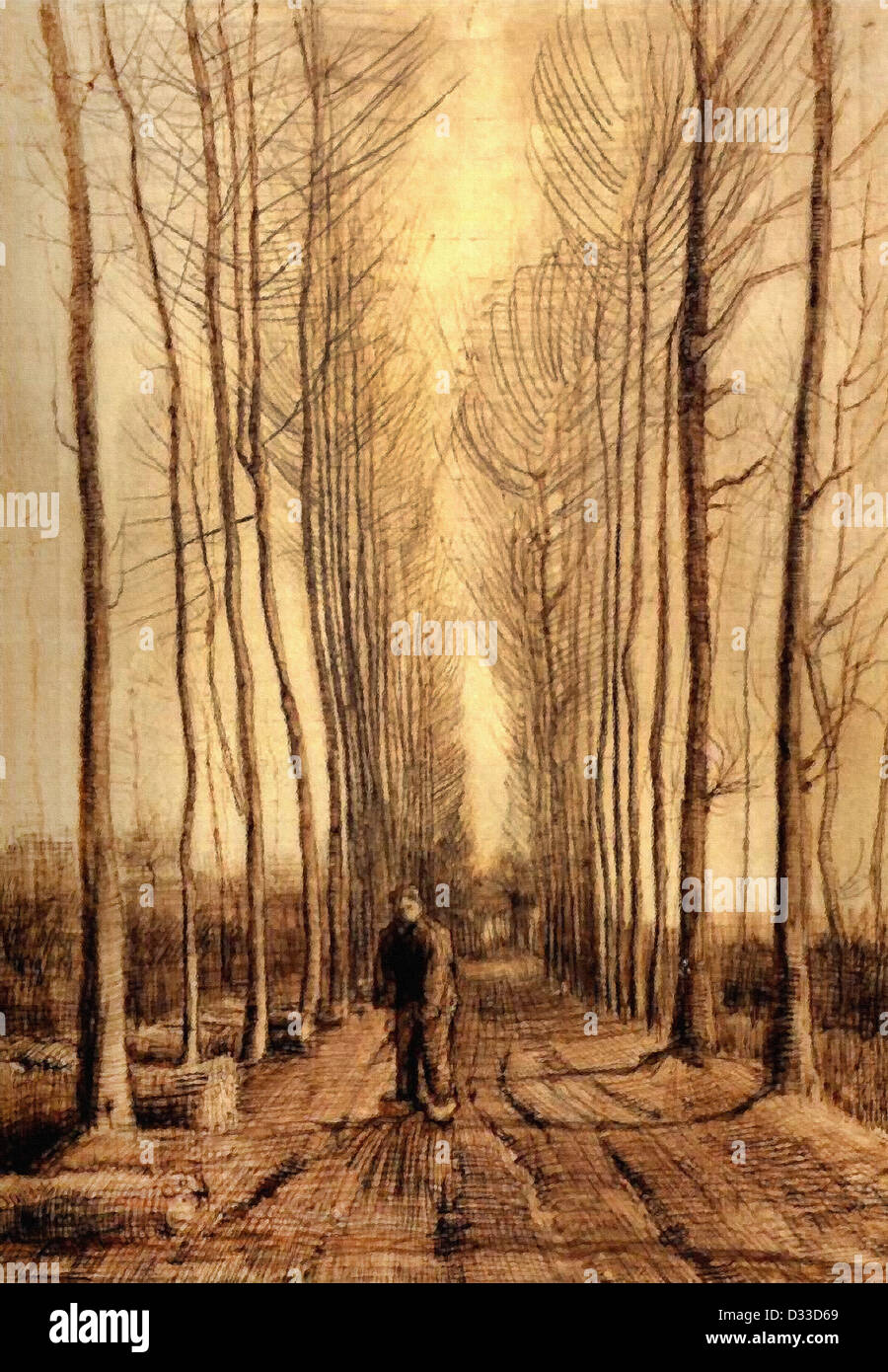 Vincent van Gogh: Avenue of Poplars. 1884. Van Gogh Museum, Amsterdam ...