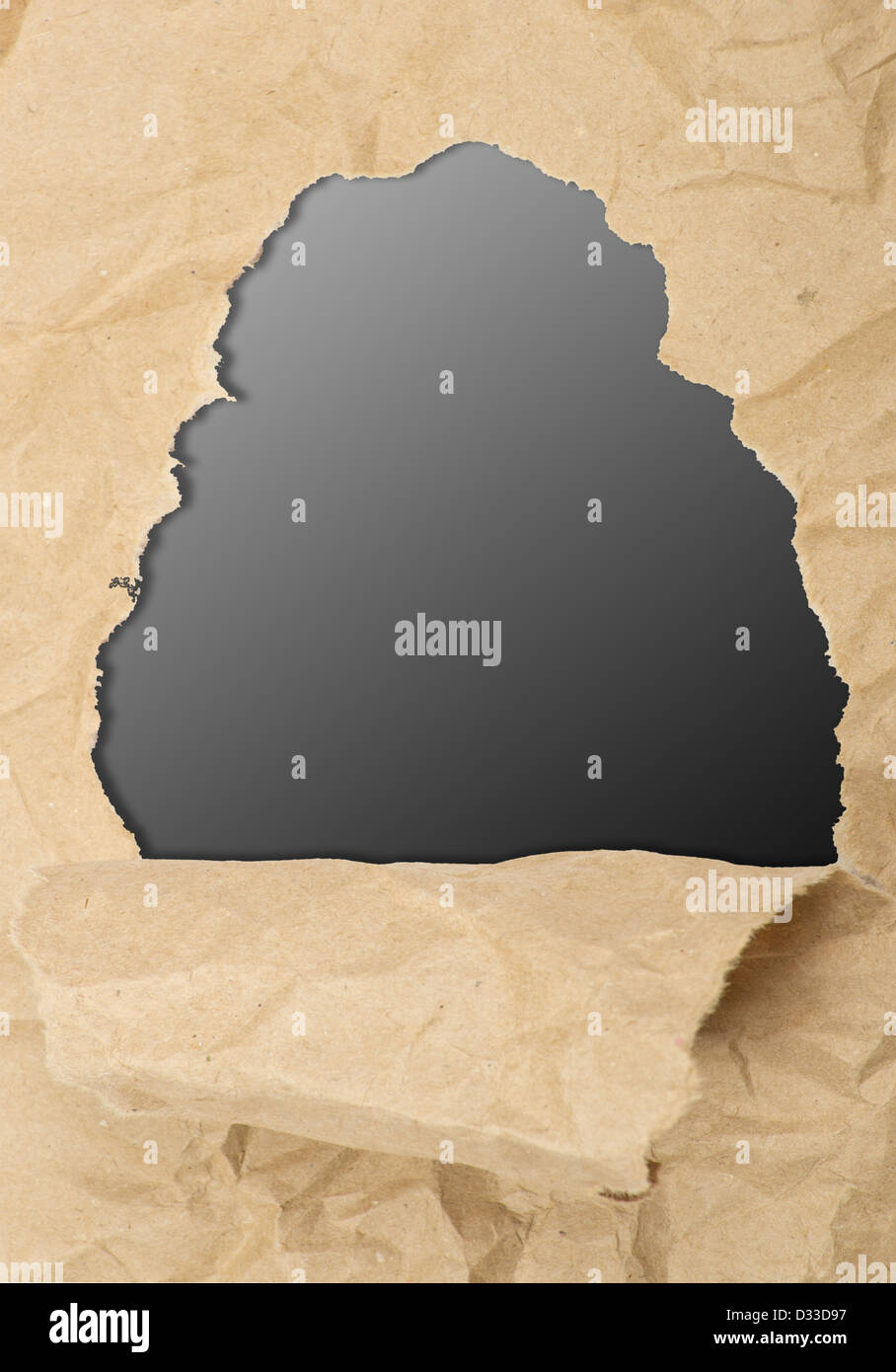 ripped white paper against a black background Stock Photo - Alamy
