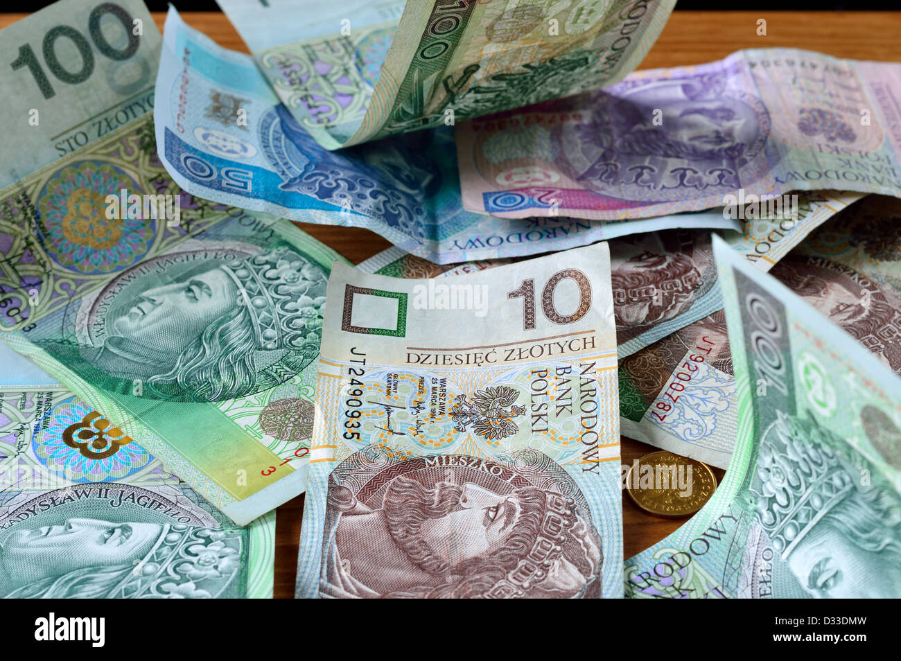 Polish banknote hi-res stock photography and images - Alamy