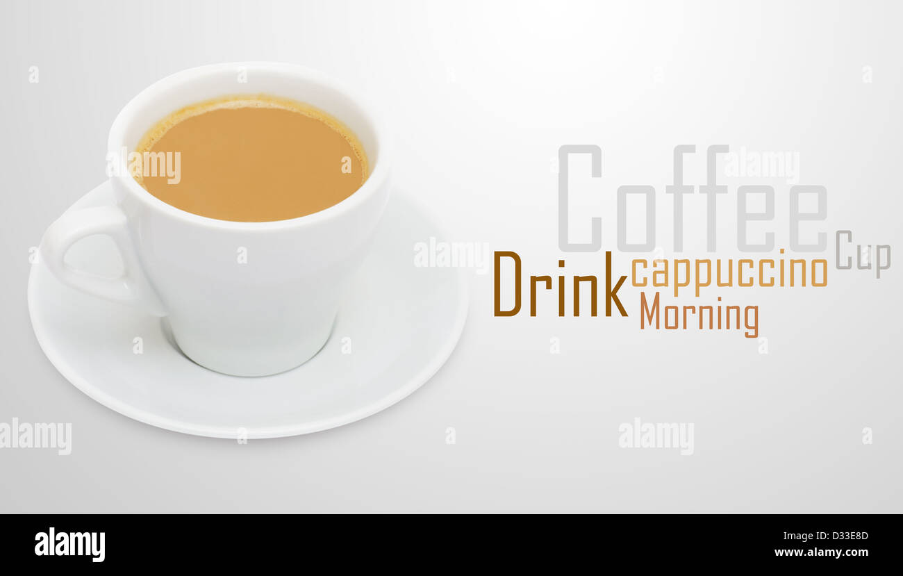 Coffee espresso isolated on white + Clipping Path Stock Photo - Alamy