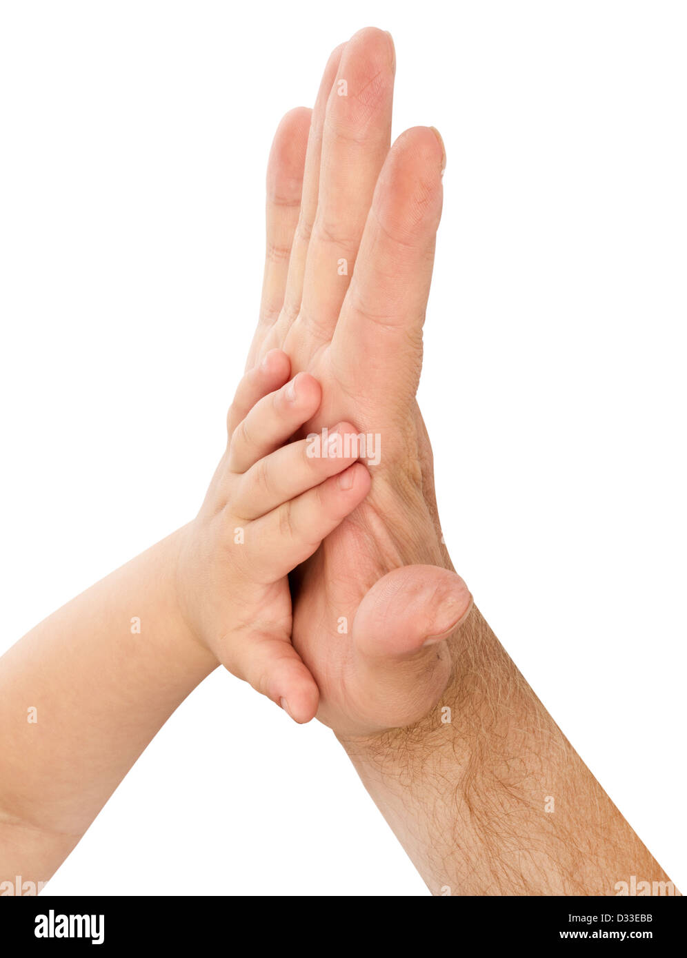 baby hand with father's hand Stock Photo - Alamy