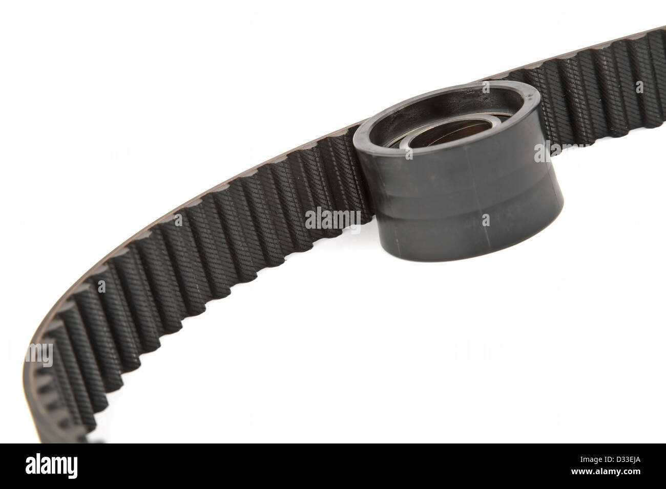 Timing belt and roller Stock Photo - Alamy
