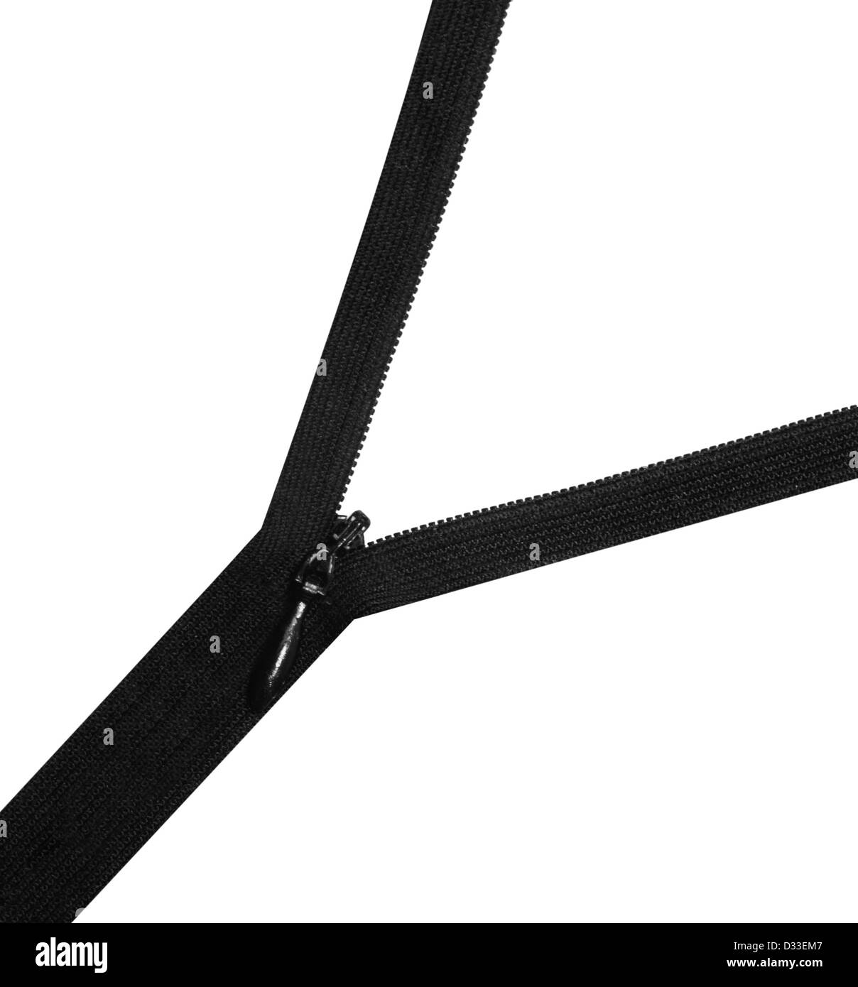 zipper isolated on white Stock Photo - Alamy