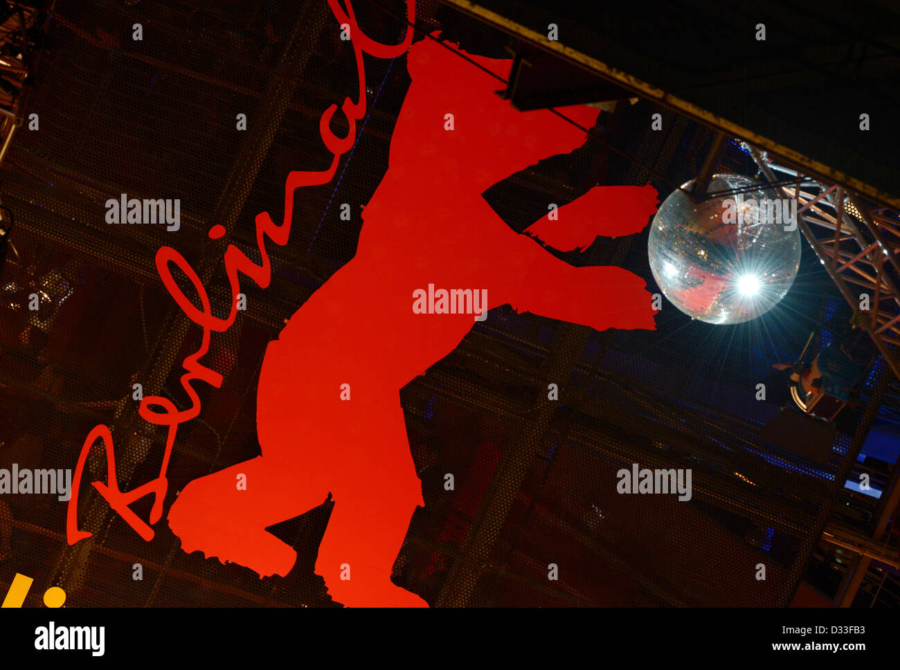 The bear, the official Berlinale logo, seen in the Berlinale palace ...