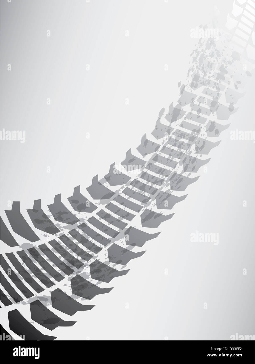 Special tire track Stock Photo - Alamy