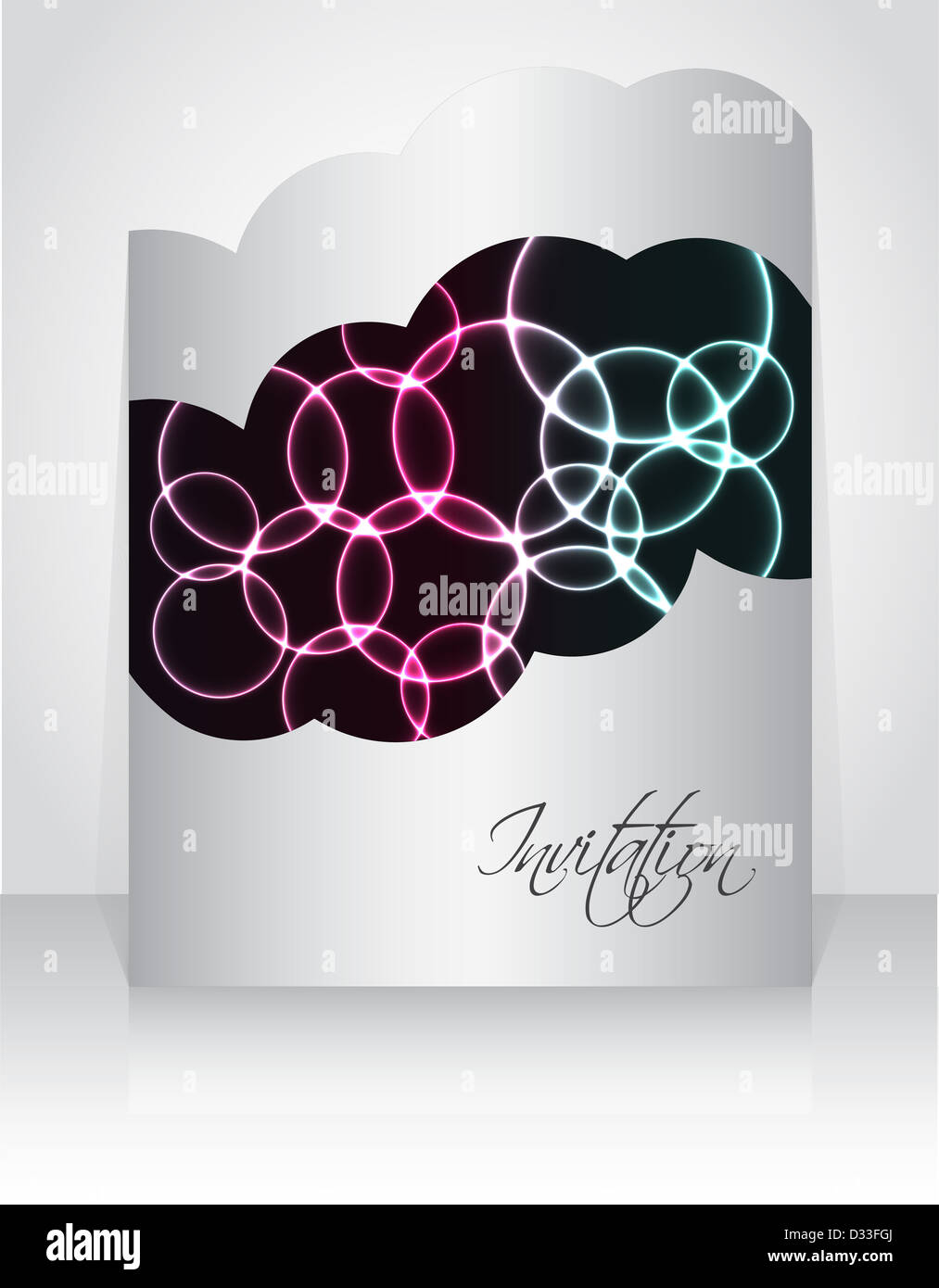 presentation of flyer design content background Stock Photo - Alamy