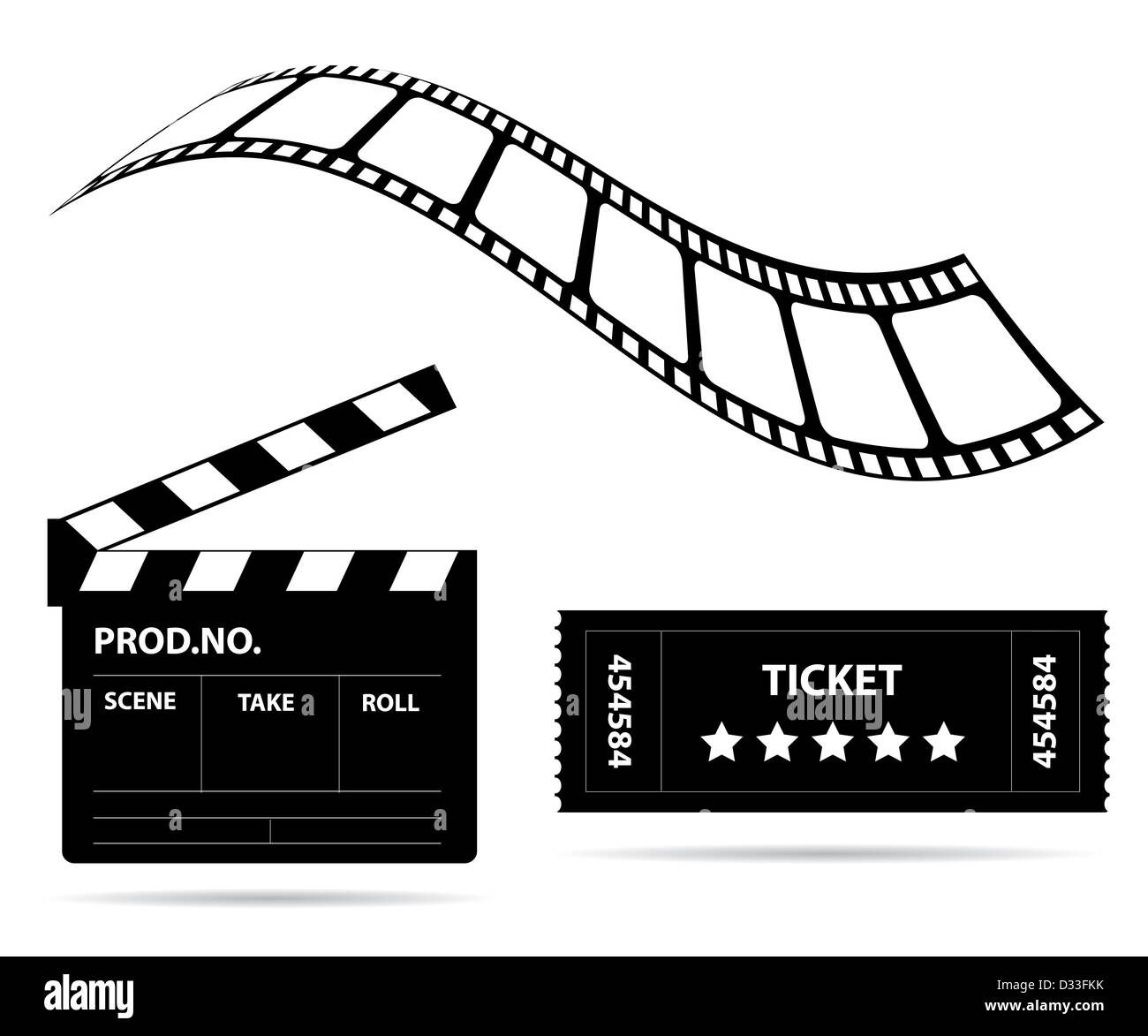 Film industry Black and White Stock Photos & Images - Alamy