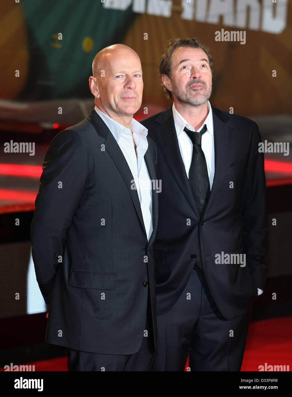 BRUCE WILLIS & SEBASTIAN KOCH A GOOD DAY TO DIE HARD. UK FILM PREMIERE ...