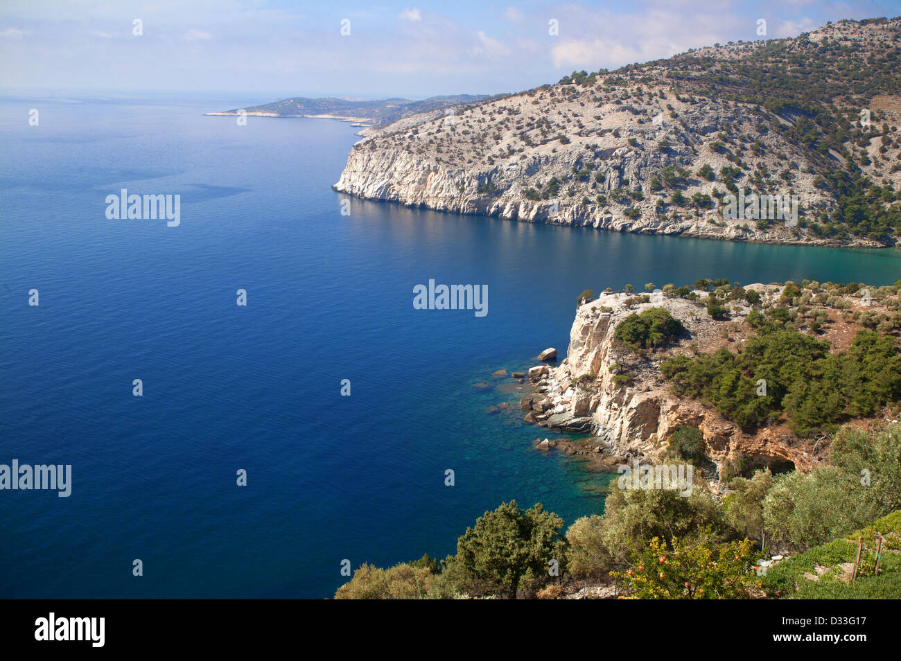 distant island with sea Stock Photo - Alamy