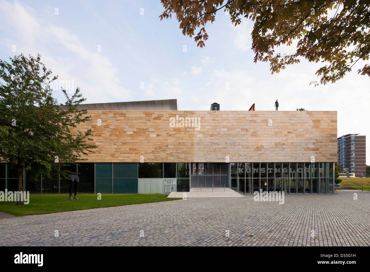 Kunsthal, Rotterdam, Netherlands. Architect: OMA, 1992. Partial ...