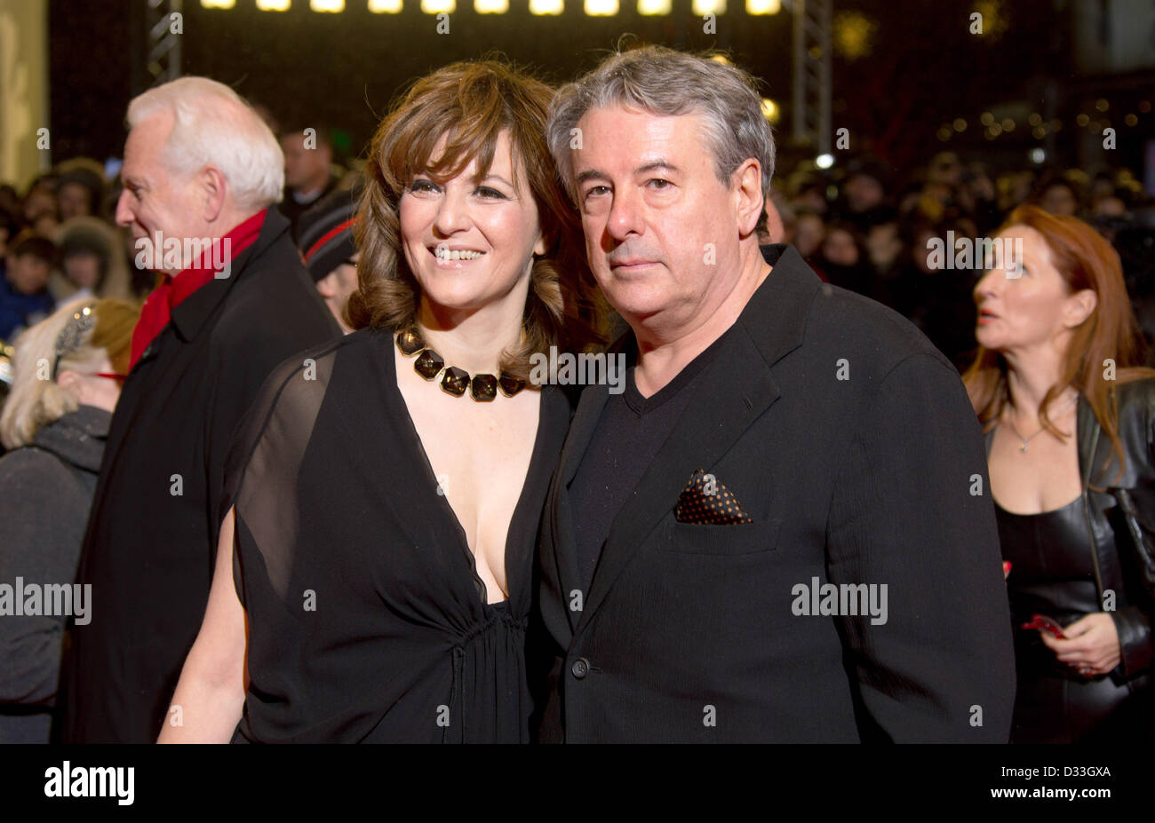 German actress Martina Gedeck and Markus Imboden attend the premiere of ...