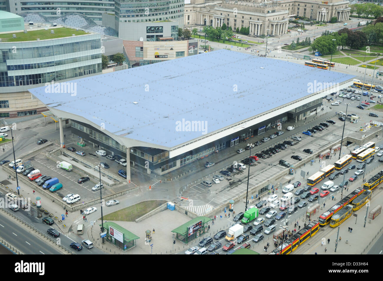 Warsaw Central Railway Station in Warsaw, Poland Stock Photo - Alamy