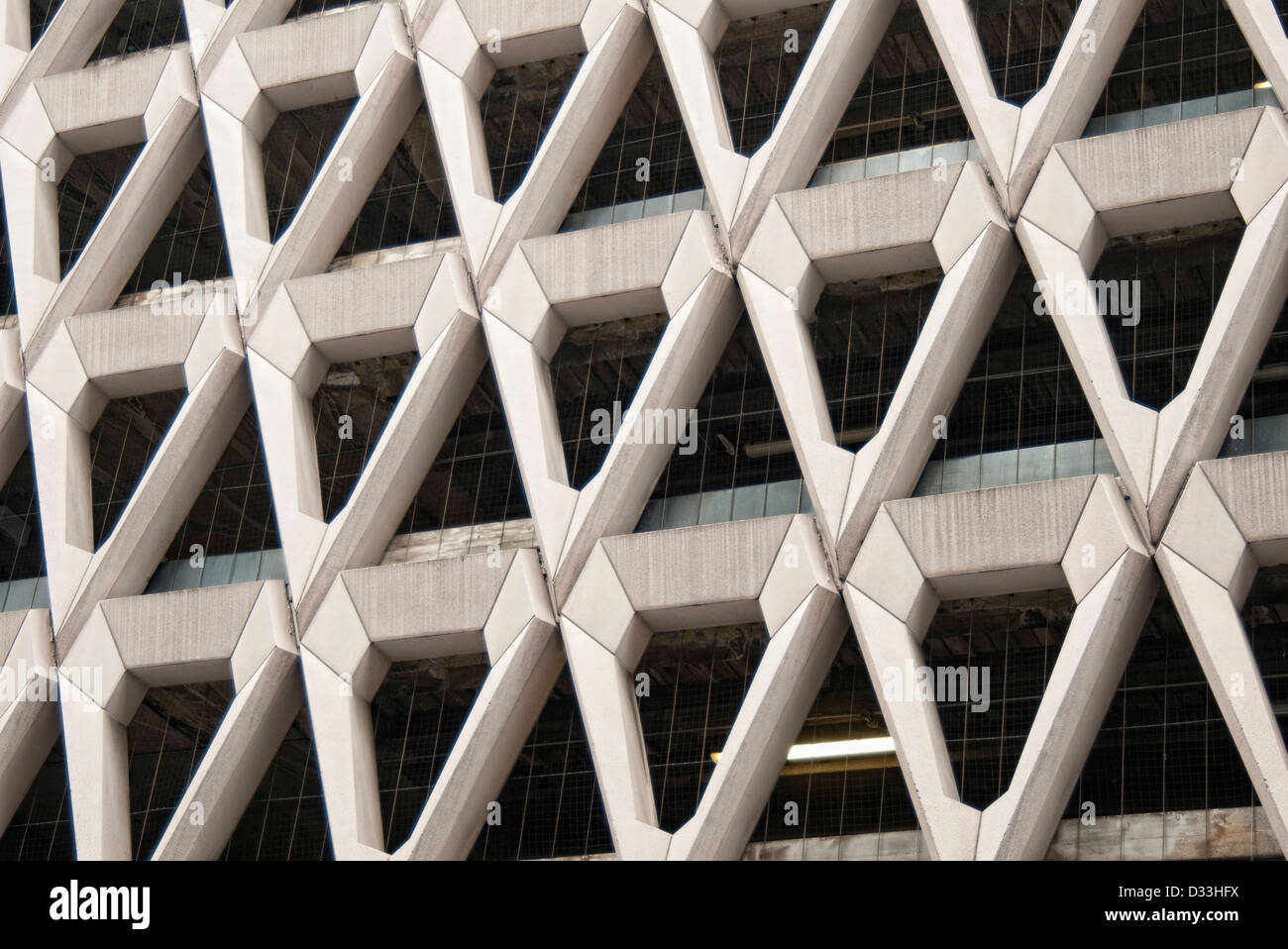 concrete car park building, abstract Stock Photo - Alamy