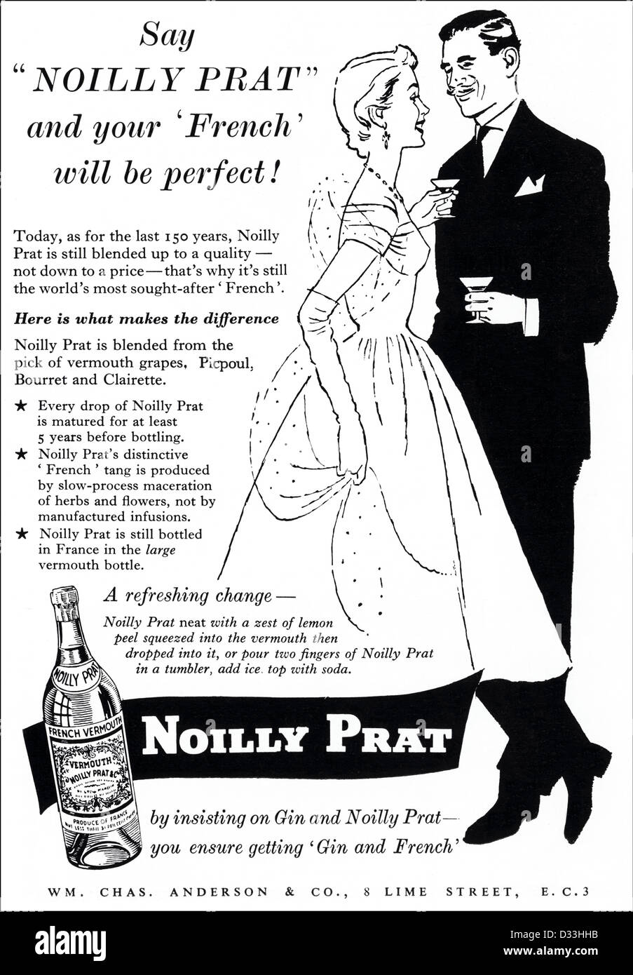 Vintage french advertising hi-res stock photography and images - Alamy