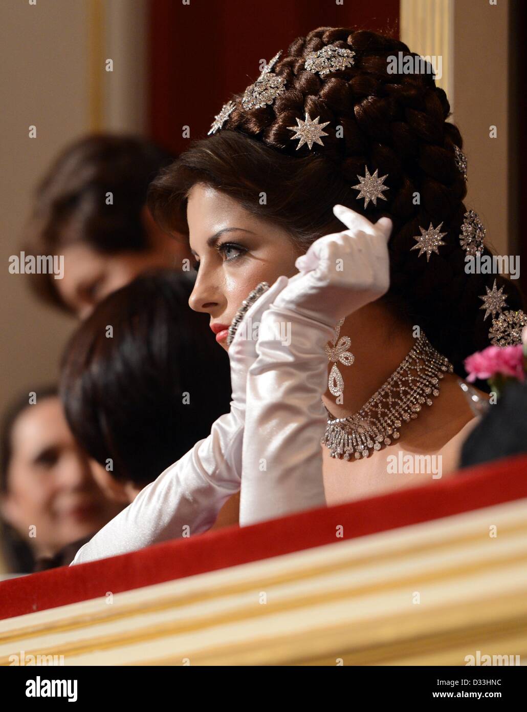 Xenia Princess of Saxony Duchess of Saxony attends the Vienna Opera ...
