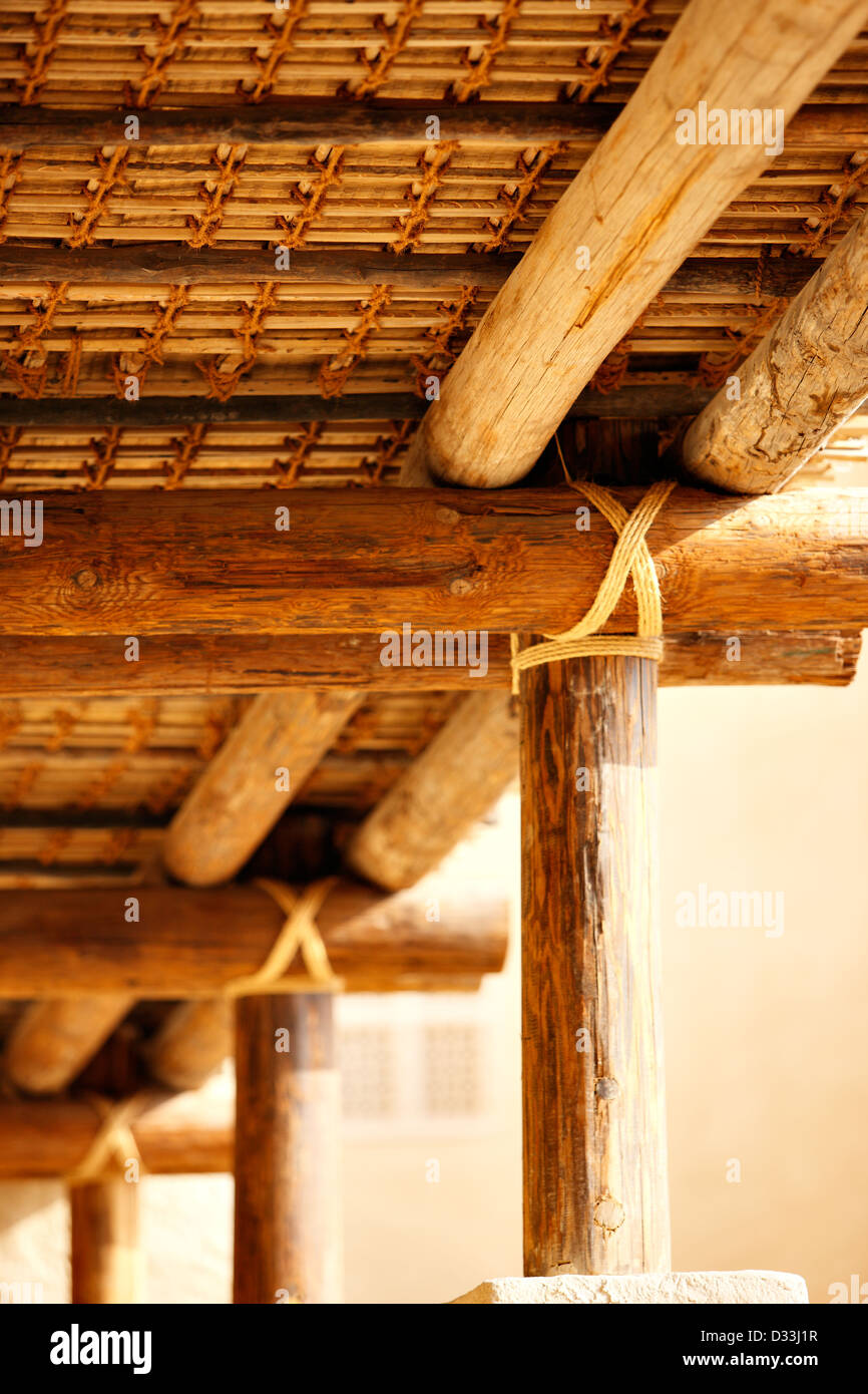 The roof structures of ancient Arabia were majestically secured with ...