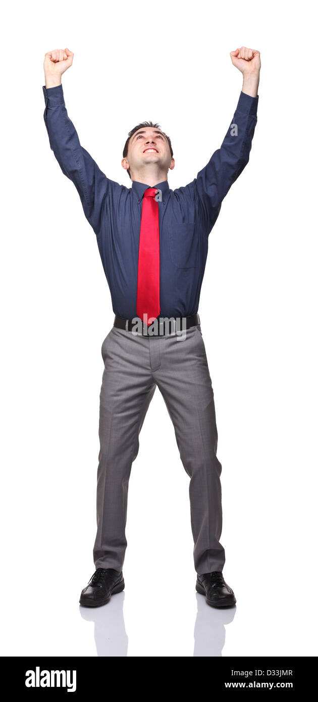 Man arms up suit hi-res stock photography and images - Alamy