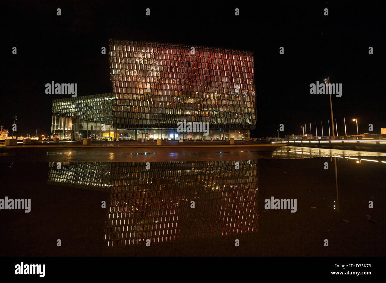 Harpa concert hall night hi-res stock photography and images - Alamy