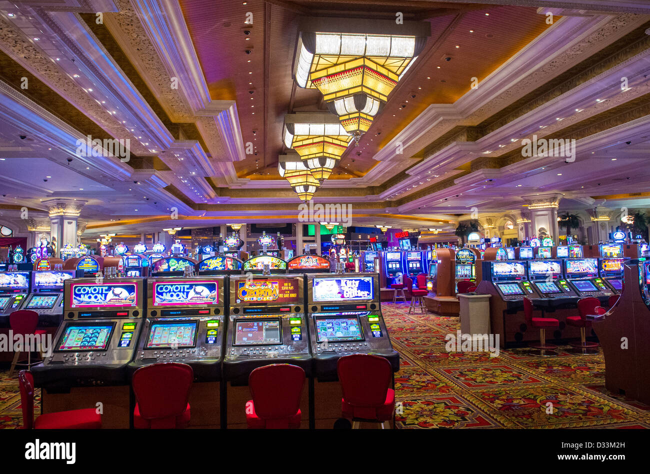 The casino of Caesar Palace in Las Vegas Stock Photo - Alamy
