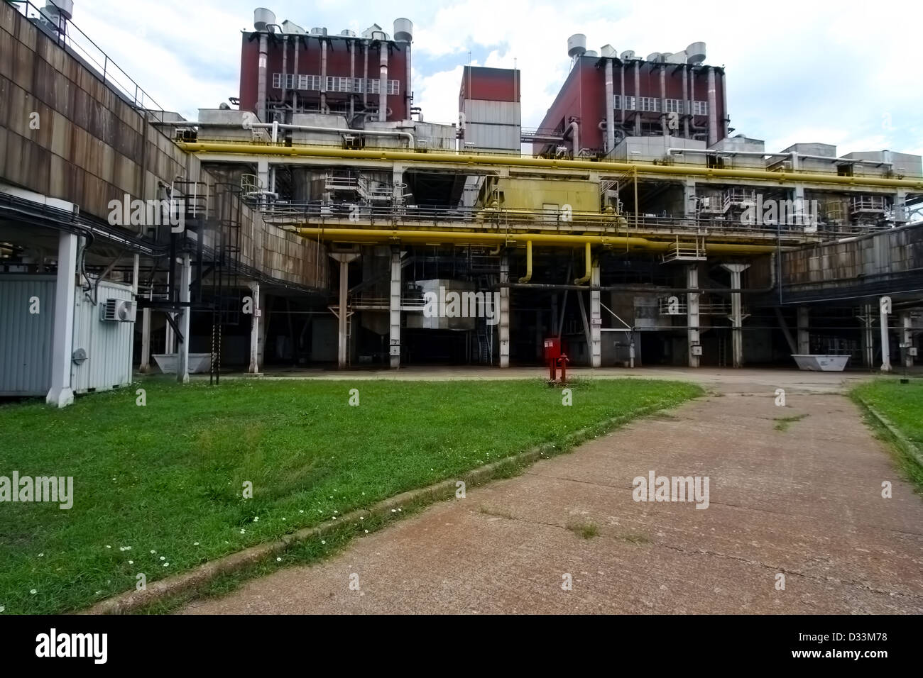 AES Power Plant Out of Order Stock Photo - Alamy