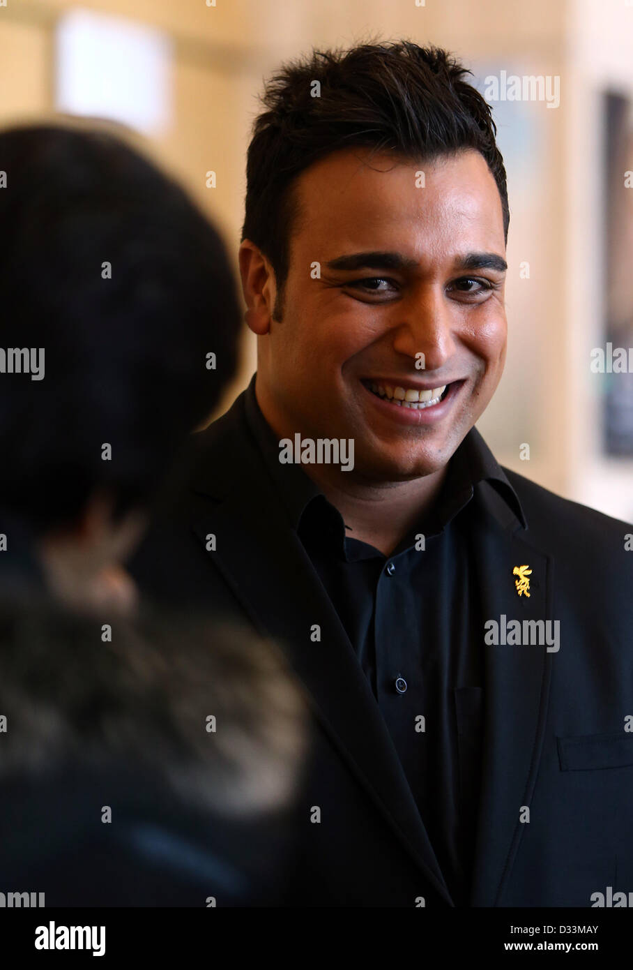 Tehran, Iran. 7th February 2013. Olympic silver Medalist Ehsan Hadadi ...