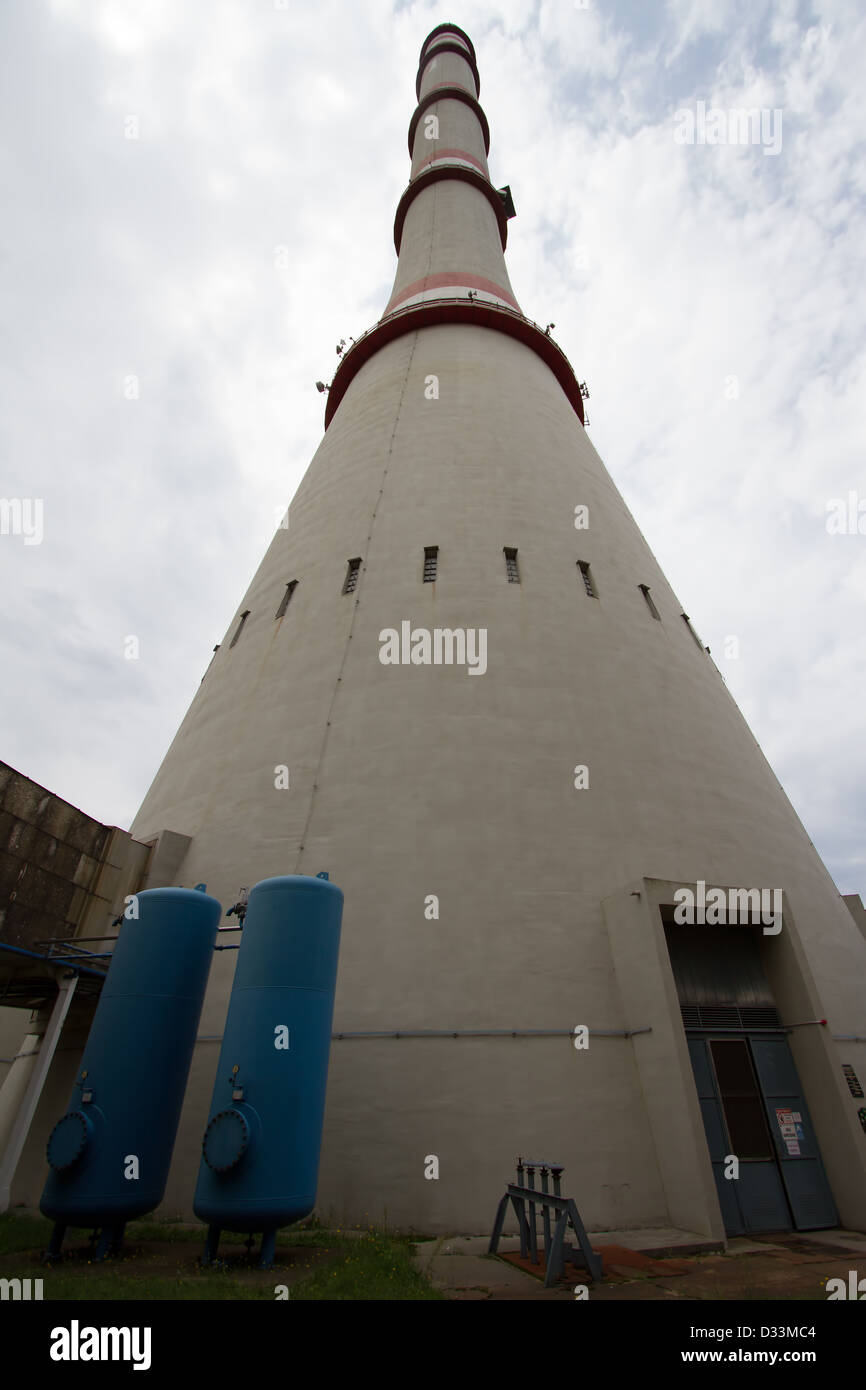 Power Plant Tower Stock Photo - Alamy